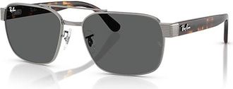 Ray-Ban Rb3751 Sonnenbrillen Havana Fassung Grau Glas 61-17