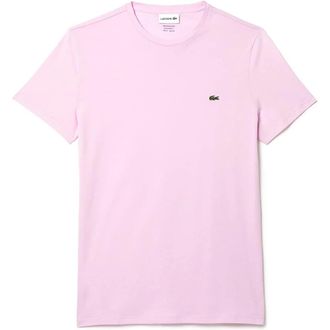 Lacoste Cotton Pima T-shirt - - Tops - Herren - Rosa - S