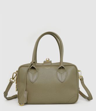 Golden Goose Sac Vita Cuir Vert