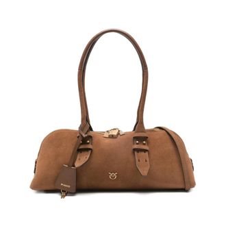 Pinko Pinko, Femme, Sacs, Brun, Taille: ONE Size Shoulder Bag