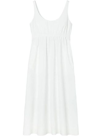 Tory Burch Popeline-Kleid mit Print - Weiß