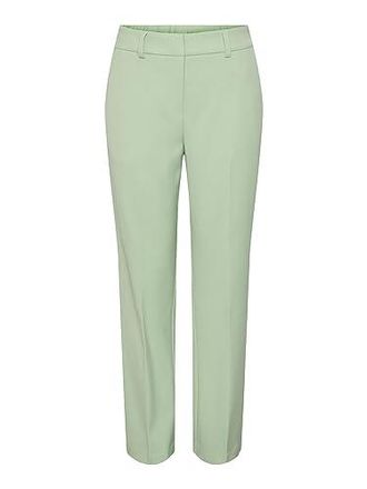 Vero Moda Pantalon Likka Hw S. Noos pour Femme, Vert Calme, XL