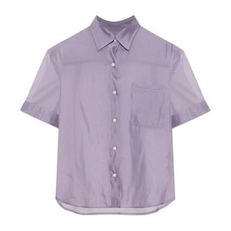 Rag & Bone Femme, Blouses et Chemises, Violet, Taille: 40 FR Shirt With Pocket