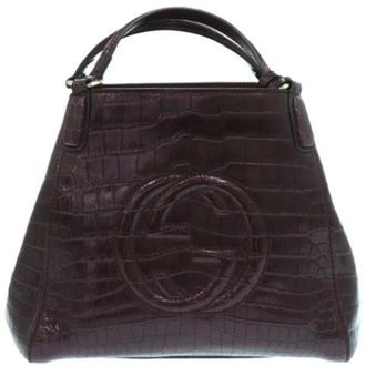 Gucci Pre-owned Leder gucci-taschen - - Pre-owned - Damen - Lila - ONE SIZE