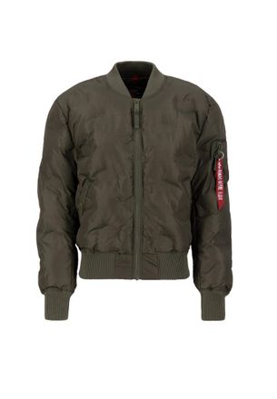 Alpha Industries MA-1 Embroidery Logo Puffer Bomber Jacket