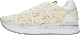 Premiata Femme, Chaussures, Beige, Taille: 36 EU Conny Baskets