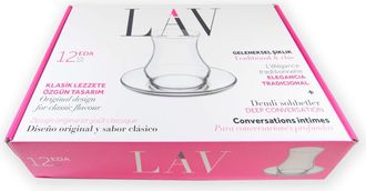 Aim&eacute;e LAV EDA T&uuml;rkische Teegl&auml;ser Set 12 TLG. Gl&auml;ser Cay Bardagi SETI