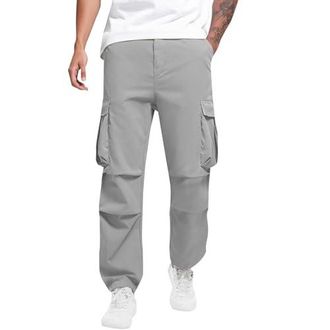 Generic Pantalon cargo pour homme - Coupe ample - Pantalon de jogging - Pantalon de surv&ecirc;tement long respirant - Pantalon de sport d&eacute;contract&eacute; pour homme - Pa