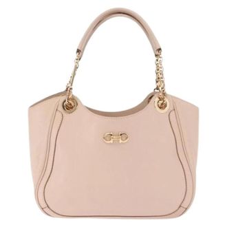 Ferragamo Pre-owned Betulla chain tote - - Pre-owned - Damen - Beige - ONE SIZE