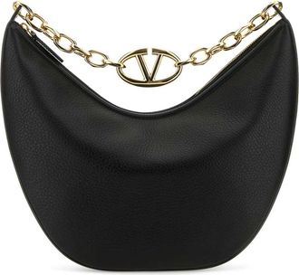 Valentino Garavani Femme, Sacs, Noir, Taille: ONE Size Sac Hobo Moyen VLogo Moon