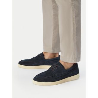 Clarks Halbschuhe Clarks Lockford Boat 26186188 Dunkelblau