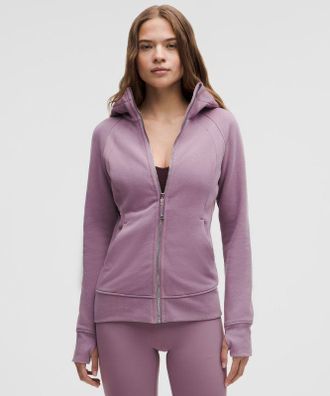 lululemon Sweat &agrave; capuche Scuba zipp&eacute; pour Femmes - Violet - Taille 14