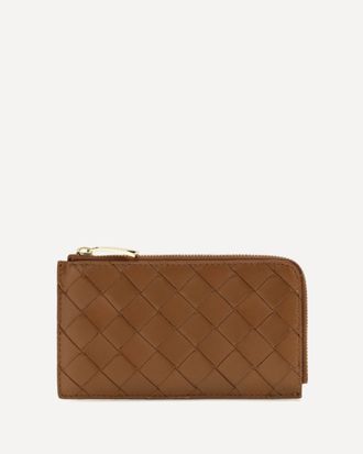 Bottega Veneta Intrecciato zip Card Holder Female UNI