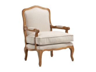 Vente-Unique Sessel Barock - Leinen - Beige - MAHAUX