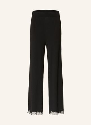 Riani Riani Strickhose Mit Schmuckperlen schwarz