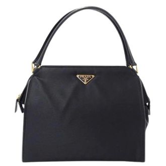 Prada Sac &agrave; main vintage Pre-owned en nylon - Femme - Pre-owned - Noir - Taille: ONE Size