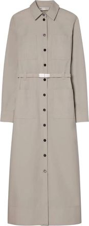 Tory Burch Femme, Robes, Gris, Taille: 38 FR Cotton Camp Dress