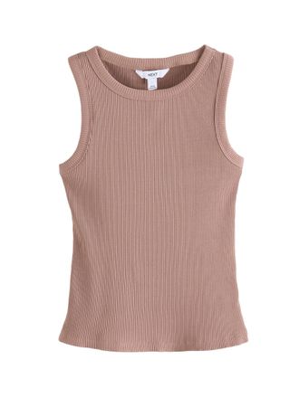 Next Geripptes Tr&auml;gertop mit Racerback Neutral 42