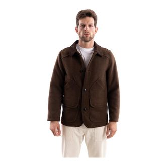 Sebago Veste en laine Tenny - Homme - Vestes - Brun - Taille: XL