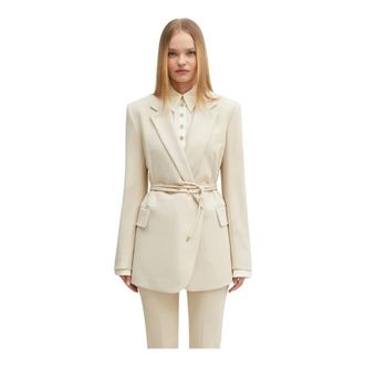 Sportmax Glassa Blazer - - Jackets - Damen - Beige - M
