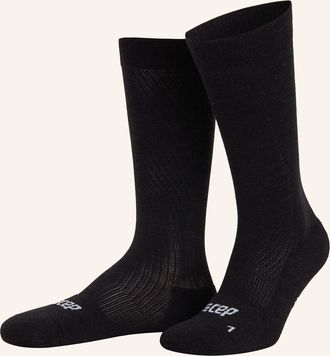 CEP Cep Socken Flight Compression - Tall Mit Merinowolle schwarz
