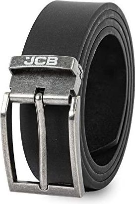 JCB Ceintures en cuir pour homme - Ceintures en cuir noir pour homme - Ceinture noire pour homme - Ceinture pour homme - Confortable
