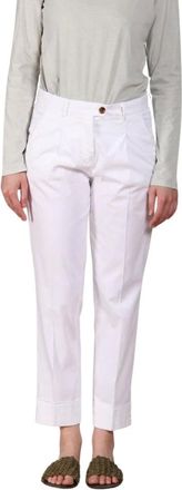 Mason's Femme, Pantalons, Blanc, Taille: 40 FR New York Carrot Sartoriale 1 Pince