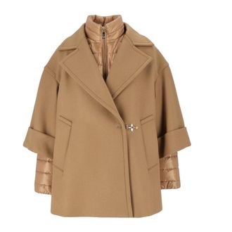 Fay Femme, Manteaux, Beige, Taille: 42 FR Cappetta Double
