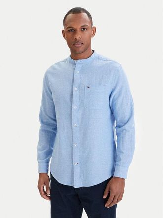 Tommy Jeans Hemd DM0DM22756 Himmelblau Regular Fit