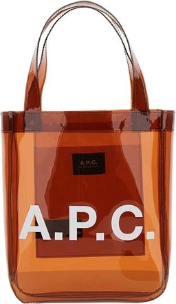 A.P.C. A.p.c., Femme, Sacs, Orange, Taille: ONE Size Lou Small Tote