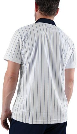 Fila Poloshirt Stripes (100% Polyester) weiss/navy/rot Herren