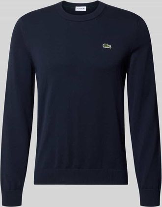 Lacoste Regular Fit Strickpullover aus Baumwoll-Mix