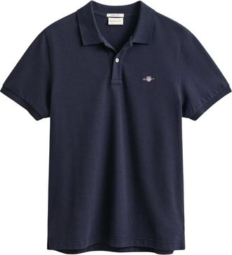 GANT Homme, Tops, Bleu, Taille: XL Polo Piqu&eacute; Shield