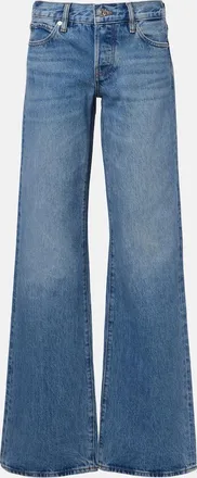 Frame Denim Wide-Leg Jeans The Grey