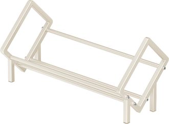 Generic Neigbares Tisch-Bücherregal - stabile Metallrahmenkonstruktion, kompakte Höhe von 39,9 cm, einfache Montage | Moderner Ausstellungsständer für Kochbüc