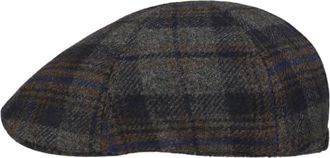 LIPODO Casquette Plate Littlescott Homme - Gavroche avec visi&egrave;re, Doublure, Doublure Automne-Hiver Hiver - M (57-58 cm) Gris fonc&eacute;