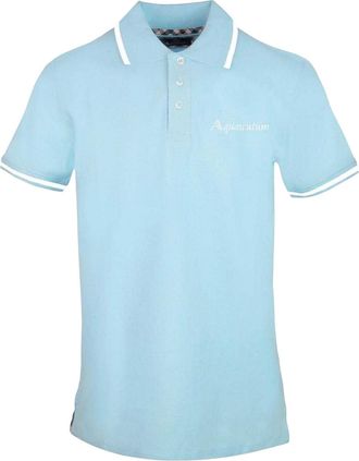 Aquascutum Poloshirt f&uuml;r Herren (Himmelblau)
