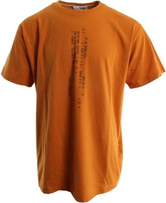 Stone Island Homme, Tops, Orange, Taille: 2XL T-shirt