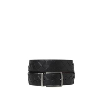 Bottega Veneta Homme, Accessoires, Noir, Taille: ONE Size Ceinture en Cuir de Luxe