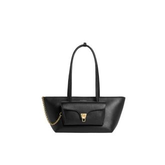 Coccinelle Femme, Sacs, Noir, Taille: ONE Size Double Beat 28x16x14 cm