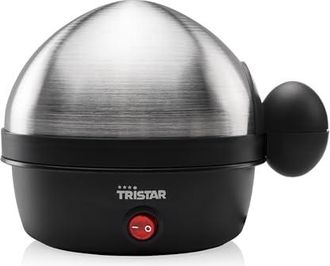 Tristar EK-3076 Eierkocher - Für 7 Eier, edelstahl-schwarz