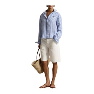 Polo Ralph Lauren Femme, Blouses et Chemises, Multicolore, Taille: 44 FR Chemise boutonn&eacute;e &agrave; manches longues N WD CRP ST