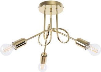 Sollux Lighting sollux SL.1437 Loop 3 Araña Oro Brillante