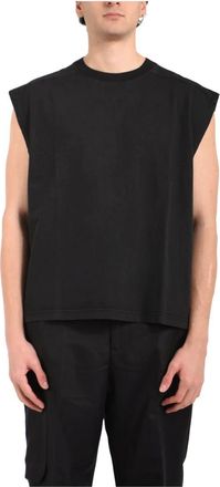 New Amsterdam Surf Association Homme, Tops, Noir, Taille: L Name Tee Sleeveless