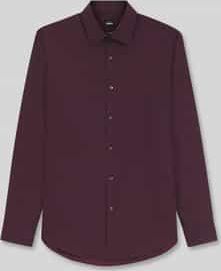 HUGO BOSS Regular Fit Businesshemd aus Baumwoll-Mix