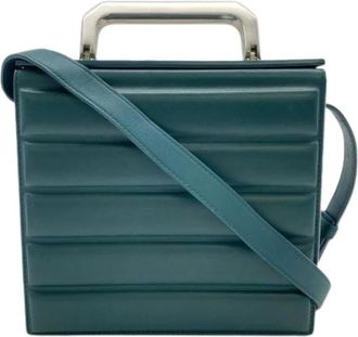 Bottega Veneta Sac bandouli&egrave;re vintage Pre-owned - Femme - Pre-owned - Vert - Taille: ONE Size