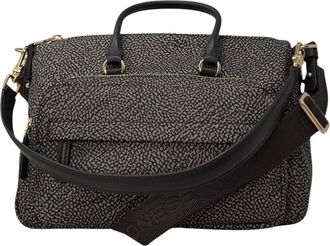 Borbonese Borsa Bauletto M - - Bags - Damen - Schwarzk - ONE SIZE