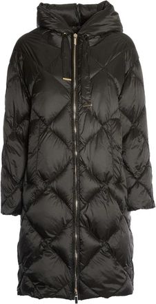 Max Mara Elegant Down Jacket Grigio Aw24 - - Coats - Damen - Grau - XS