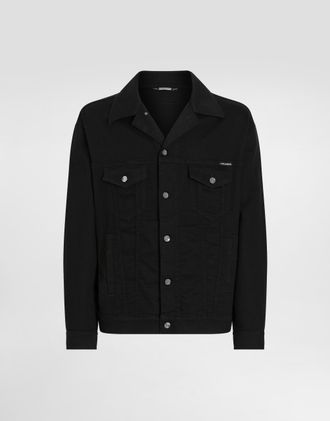 Dolce & Gabbana Giubbotto - Mann Jeans Mehrfarbig Baumwolle 48