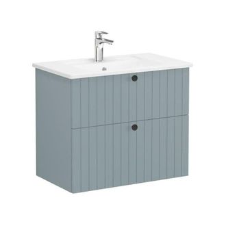 Vitra Badm&ouml;bel mit Waschbecken Root 80x67x46 cm mattgr&uuml;n (ROOTG80GINTS)